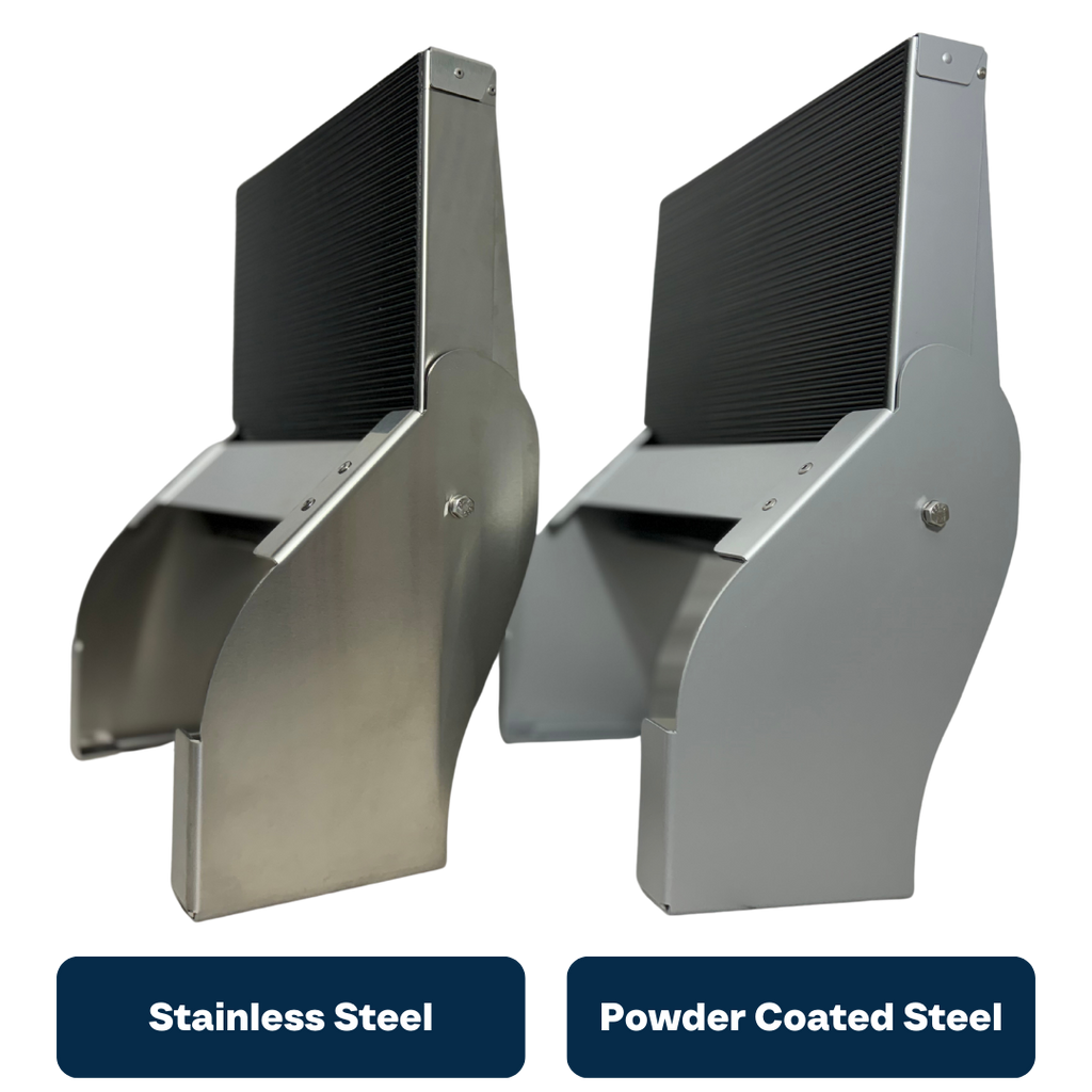 Step 'n Wash - self retracting step stool for commercial restrooms